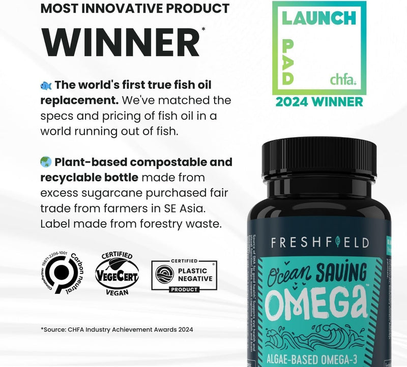Ocean Saving Omega™ DHA + DPA | Omega-3 Fish Oil Replacement – Freshfield